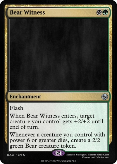 MTGNexus - Bear Witness