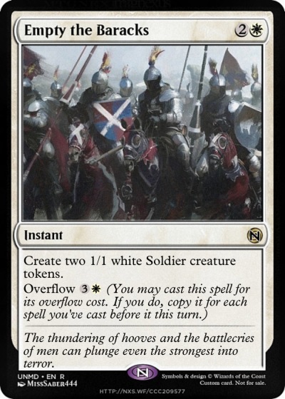 MTGNexus - Empty the Baracks