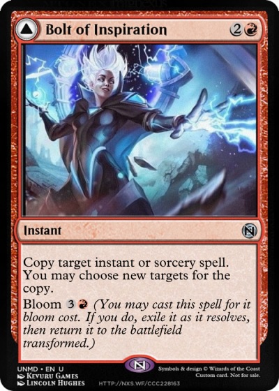 MTGNexus - Bolt of Inspiration // Voltaic Overgrowth
