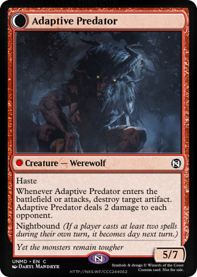 MTGNexus - Rustic Hunter // Adaptive Predator