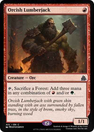 MTGNexus - Orcish Lumberjack