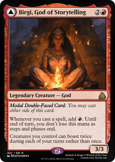 MTGNexus - Birgi, God of Storytelling // Harnfel, Horn of Bounty