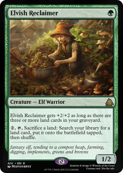 MTGNexus - Elvish Reclaimer