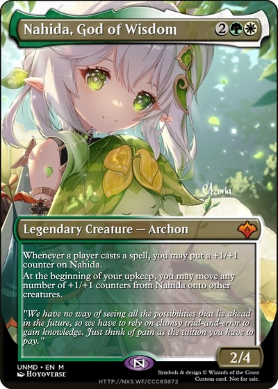 MTGNexus - Nahida, God of Wisdom