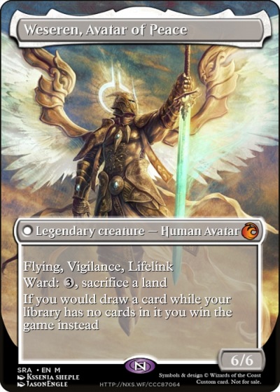 MTGNexus - Weseren Tyraele, Mediator // Weseren, Avatar of Peace