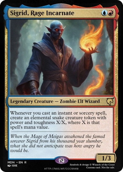 MTGNexus - Sigrid, Rage Incarnate