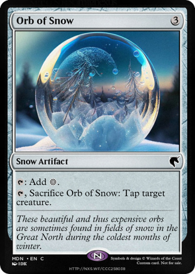 MTGNexus - Orb of Snow