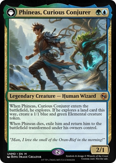 MTGNexus - Phineas, Curious Conjurer // Phineas, Mage-Student