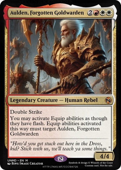 MTGNexus - Aulden, Forgotten Goldwarden