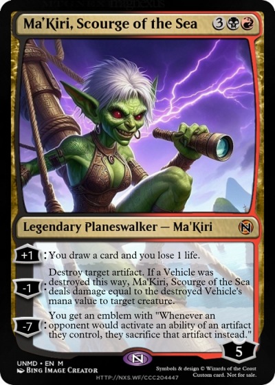 MTGNexus - Ma'Kiri, Scourge of the Sea