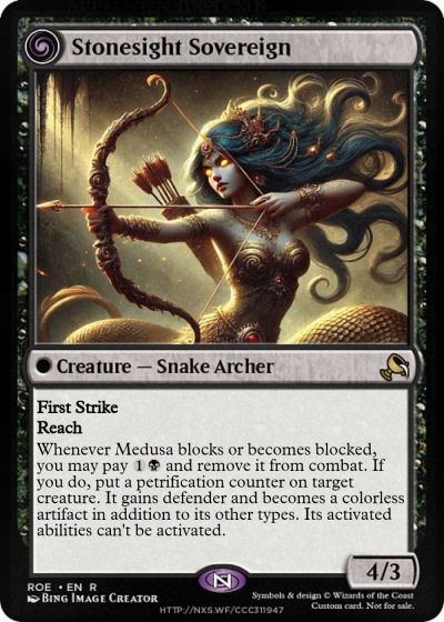 MTGNexus - Stonesight Medusa // Stonesight Sovereign
