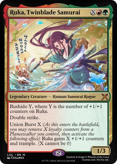 MTGNexus - Ruka, Twinblade Samurai