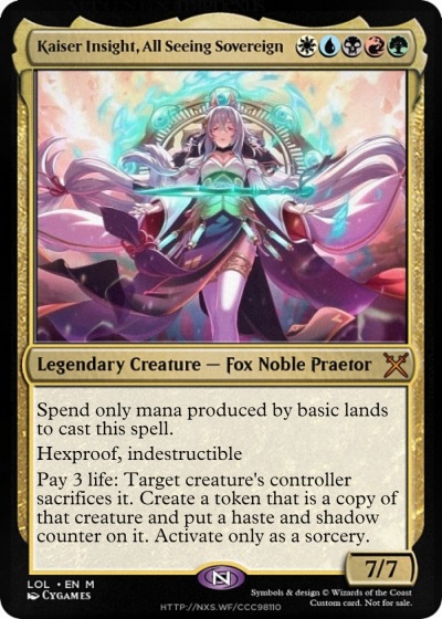 MTGNexus - Kaiser Insight, All Seeing Sovereign