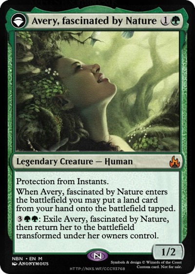 MTGNexus - Avery, fascinated by Nature // Avery, Fairy of Nature