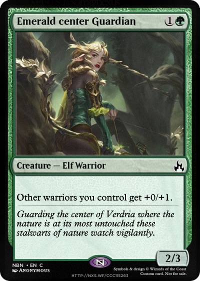 MTGNexus - Emerald center Guardian