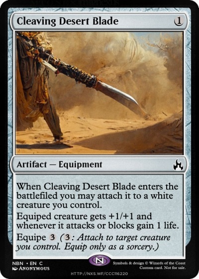 MTGNexus - Cleaving Desert Blade