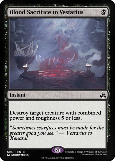 MTGNexus - Blood Sacrifice to Vestarius