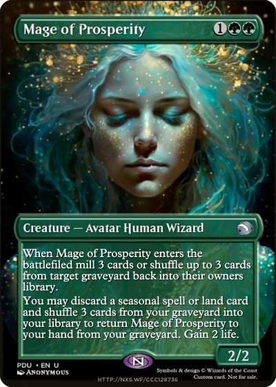 MTGNexus - Mage of Prosperity // Traverse Prosperity