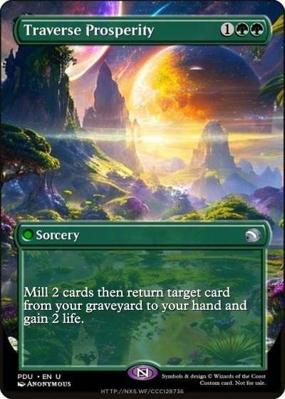 MTGNexus - Mage of Prosperity // Traverse Prosperity