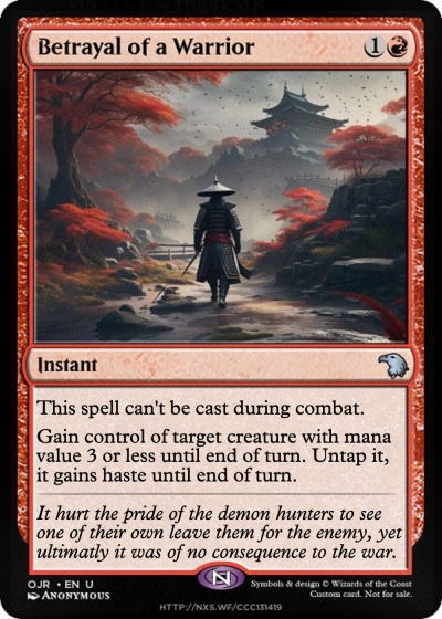 MTGNexus - Betrayal of a Noble