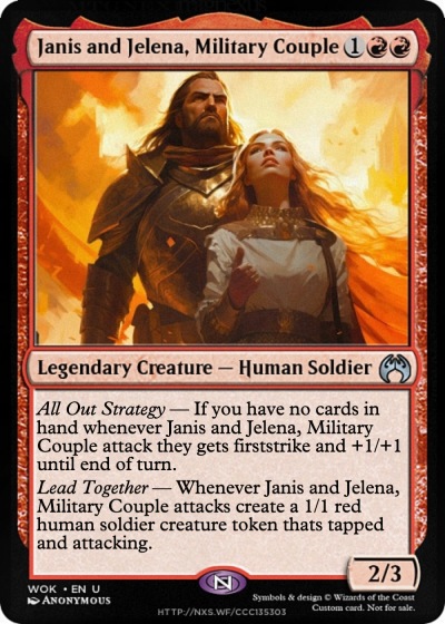 MTGNexus - Janis and Jelena, Military Couple