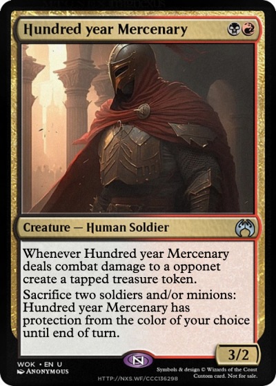 MTGNexus - Hundred year Mercenary