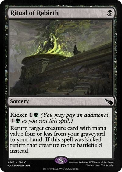 MTGNexus - Ritual of Rebirth
