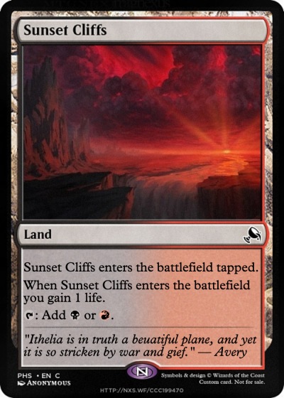 MTGNexus - Sunset Cliffs