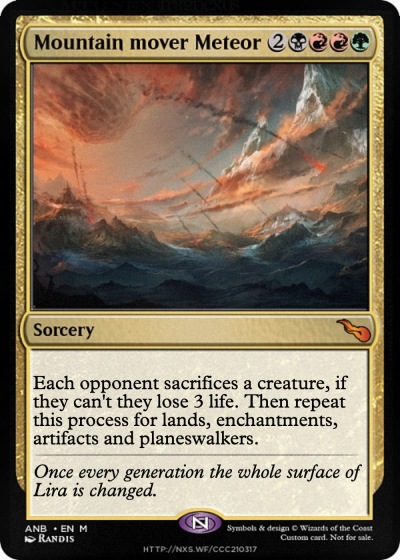 MTGNexus - Mountain mover Meteor