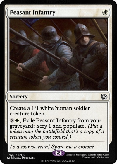 MTGNexus - Peasant Infantry