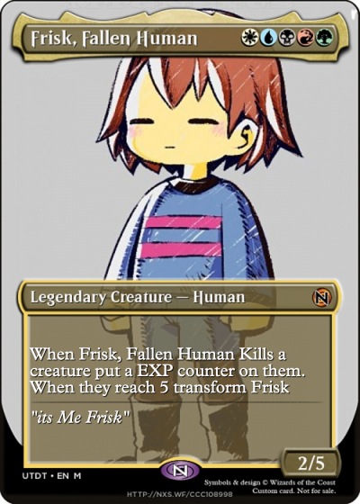 MTGNexus - Frisk, Fallen Human // Chara, the First human