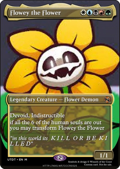 MTGNexus - Flowey the Flower // Photoshop Flowey