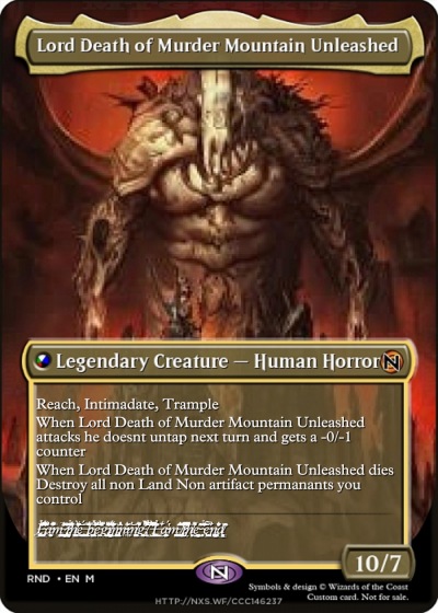 MTGNexus - Lord Death of Murder Mountain // Lord Death of Murder Mountain U