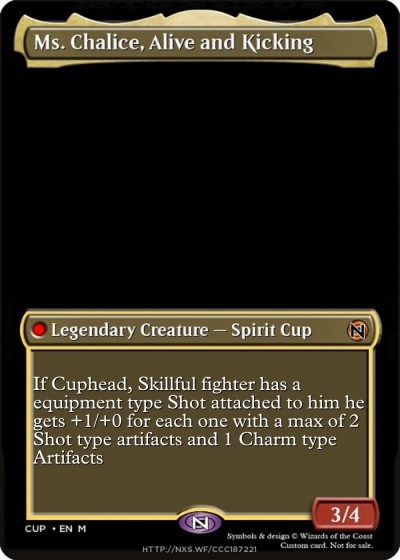 MTGNexus - Cuphead, Combative Cup // Ms. Chalice, Alive and Kicking