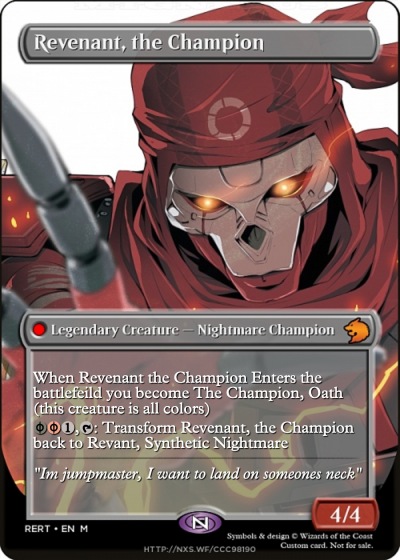 MTGNexus - Revenant, Synthetic Nightmare // Revenant, the Champion