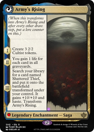 MTGNexus - Magius Abras, Oracle of Death // Army's Rising