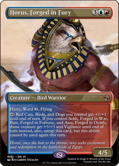 MTGNexus - Horus, Forged in Fury // Scarab Lands