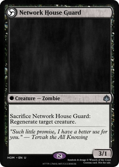 MTGNexus - Network Hopeful // Network House Guard