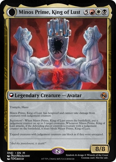 MTGNexus - The Flesh Prison // Minos Prime, King of Lust