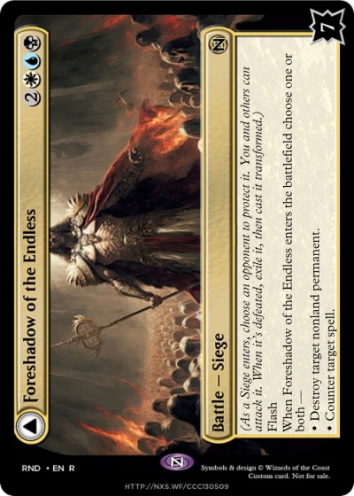 MTGNexus - Foreshadow of the Endless // Endless Reign