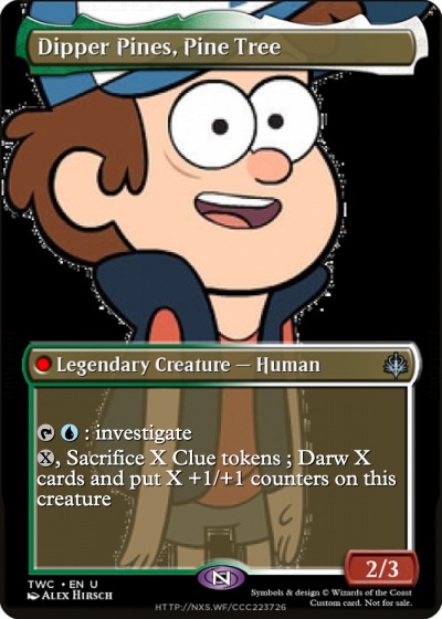 MTGNexus - Gravity Falls // Dipper Pines, Pine Tree