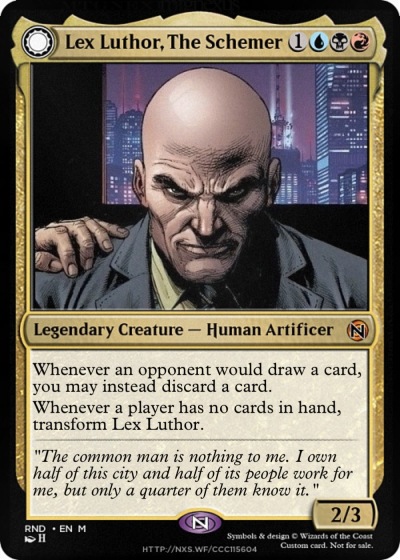 MTGNexus - Lex Luthor, The Schemer // Lex Luthor, The Superior