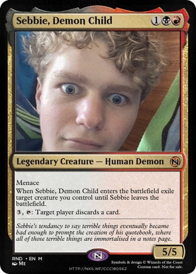 MTGNexus - Sebbie, Demon Child