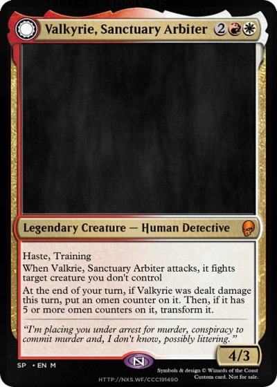 MTGNexus - Valkyrie, Sanctuary Arbiter // Darquesse