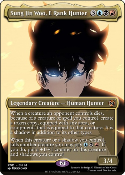 MTGNexus - Sung Jin Woo, E Rank Hunter