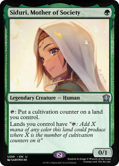 MTGNexus - Siduri, Mother of Society