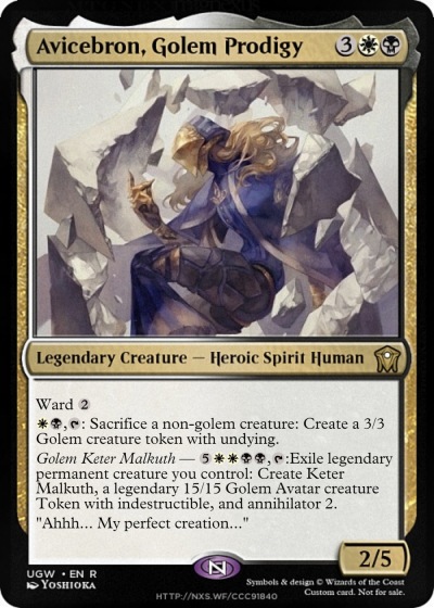 MTGNexus - Avicebron, Golem Prodigy