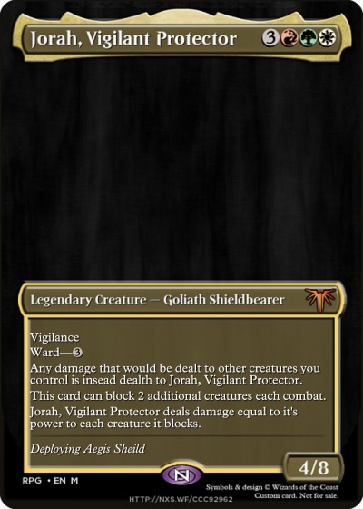 MTGNexus - Jorah, Vigilant Protector