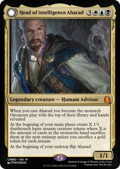 MTGNexus - Head of intelligence Aharad // Master diplomat Azax