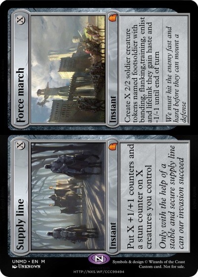 MTGNexus - Supply line // Force march